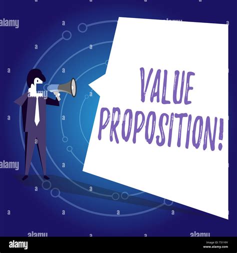 Writing Note Showing Value Proposition Business Concept For Innovation Service Intended Make