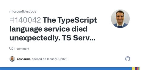 The Typescript Language Service Died Unexpectedly Ts Server Fatal