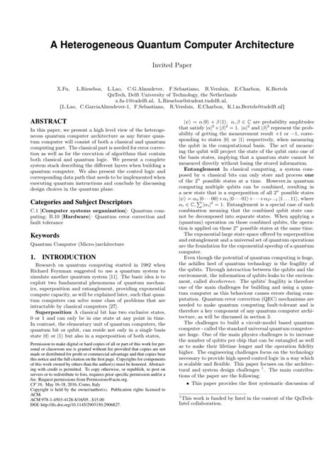 Pdf Quantum Computing How Far Away Is It