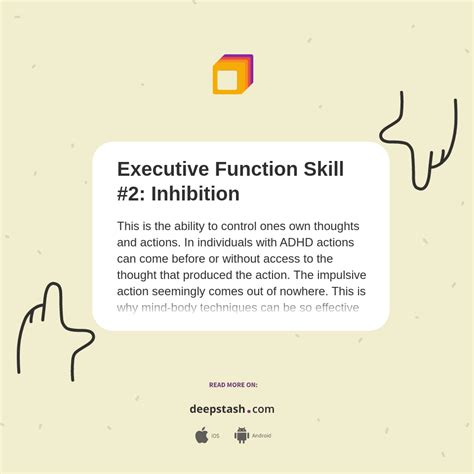 Executive Function Skill Inhibition Deepstash