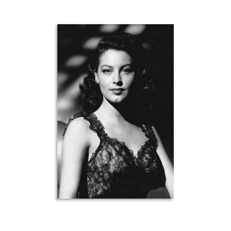 Classic Actresses Ava Gardner Black And White Sexy Poster Wall Art Poster Ts Bedroom Prints