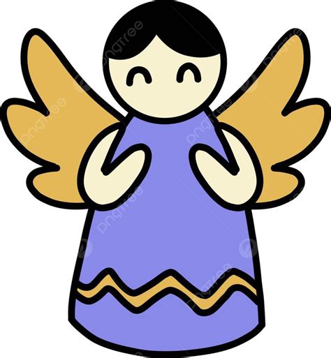 손으로 그린 크리스마스 천사 인형 그림 배경에 고립 배경 삽화 패션 Png 일러스트 및 벡터 에 대한 무료 다운로드 Pngtree
