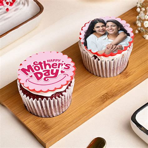 Order Personalised Red Velvet Cupcakes For Mom Cake Online Price Rs