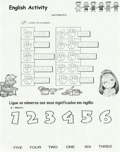 Numeros Em Ingles Atividades Image To U