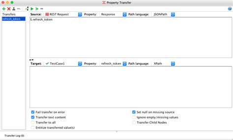 Rest How To Use Property Transfer To Pass Refreshtoken From Response To Request With