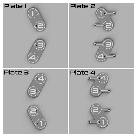 Ams Lite Numbers For A1 Top Mount Free 3d Print Model Makerworld