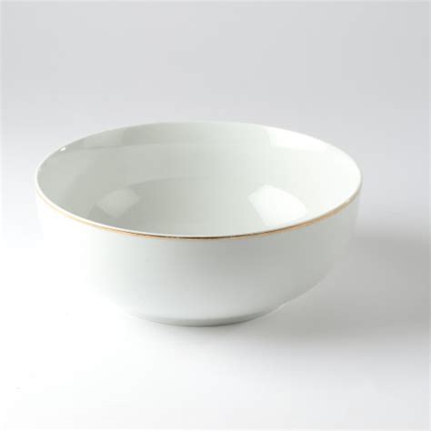 Location Vaisselle Porcelaine Blanche Filet Or Soirée Référence