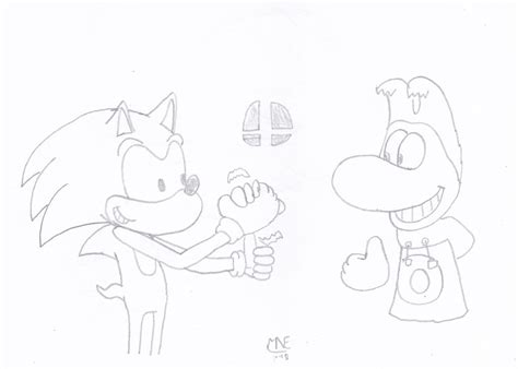 Sonic And Rayman By Mrnintman On Deviantart