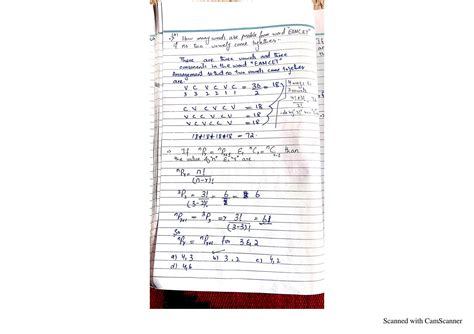 Solution Mathematics Permutation Combination Circular Permutation De