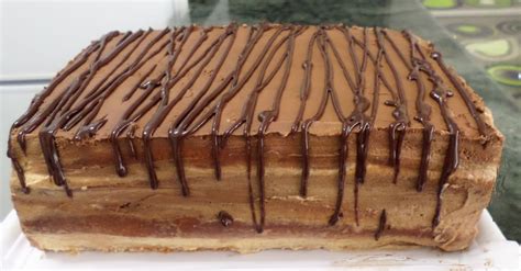 Mi pastelería Patel de crema de turrón y chocolate