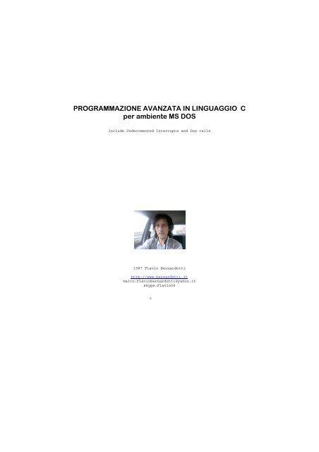 Programmazione Avanzata In Linguaggio C Bernardotti