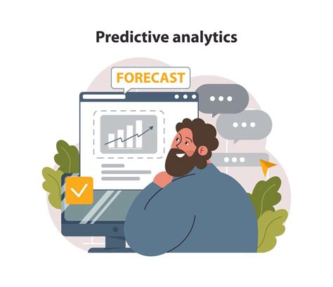 Predictive Analytics Process Of Using Data To Forecast Future Outcome 47094162 Vector Art At