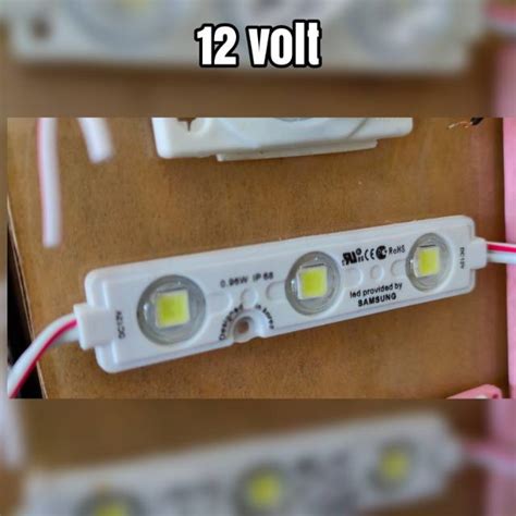 Jual Lampu Led Modul Strip 3 Mata 12 Volt Lampu Motor Shopee Indonesia
