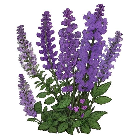 Premium Vector Catmint Catnip Ivy Hoarhound Calaminth Thyme Basil