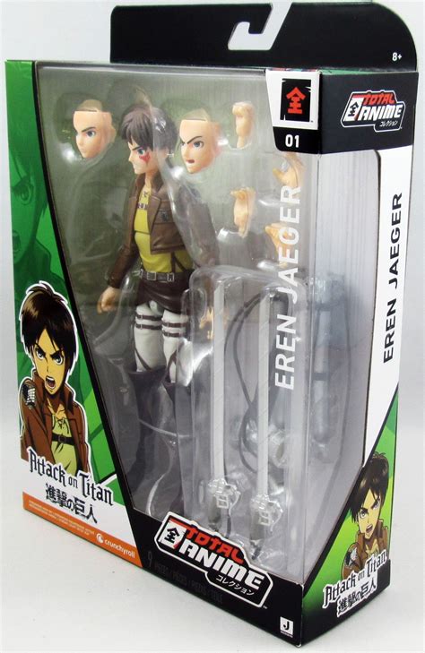 Attack On Titan Eren Jaeger Jazwares Total Anime 6 Action Figure