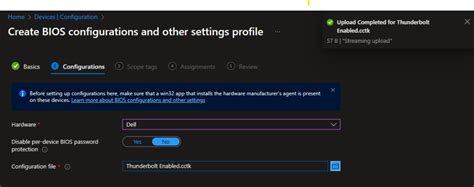Configure Dell UEFI Settings Using Intune Configuration Profiles Mike S MDM Blog