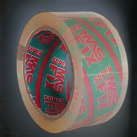 خرید و قیمت چسب کریستال مس فیکس سوپر 90 یارد 48 میلیمتر 45 میکرون چسب