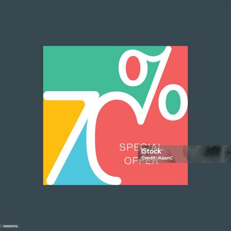 특별 행사 판매 등번호 70번 숫자로 할인 백분율 기호 스톡 일러스트 10에 대한 스톡 벡터 아트 및 기타 이미지 10