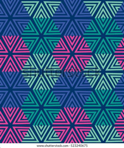 Vector Color Pattern Geometric Background Stock Vector Royalty Free