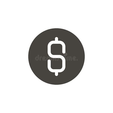 Dollar Money Coin Vector Icon Simple Element Illustrationdollar