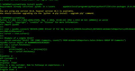 Kpitsimpl Accessing Sql Server Data In Python