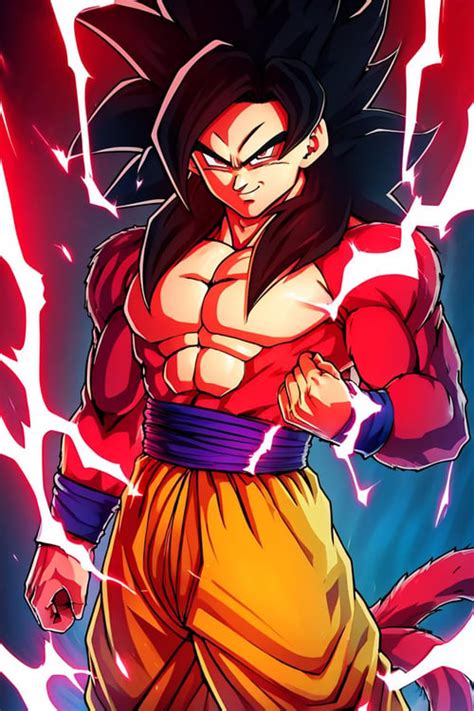Super Saiyan 4 Goku Dragon Ball V1 0 Tensor Art