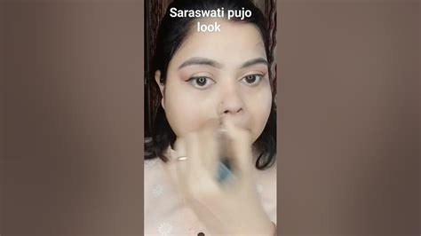 Youtubeshorts Saraswati Pujo Makeup Youtube