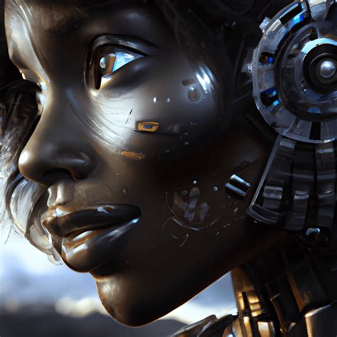Beautiful Melanin Darkskinned Woman Big Curls Hyperrealistic · Creative