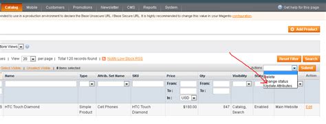 Php 54 How To Add Custom Action In Manage Products And Perform That Action In Magento