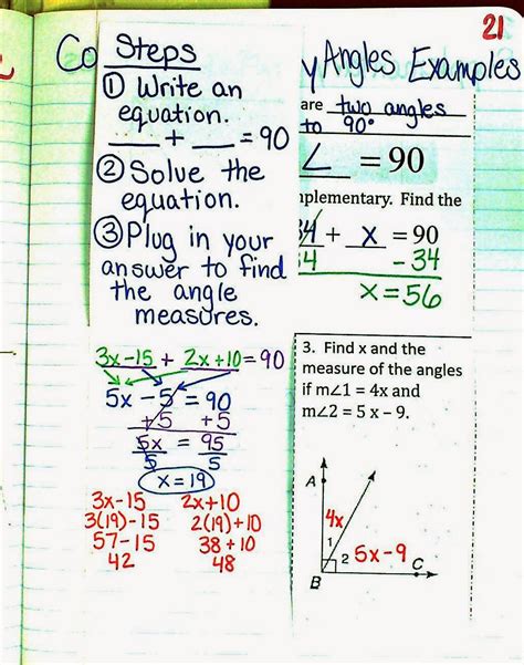 Mrs Atwoods Math Class Angle Relationships Unit