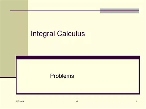 Ppt Integral Calculus Powerpoint Presentation Free Download Id1412754