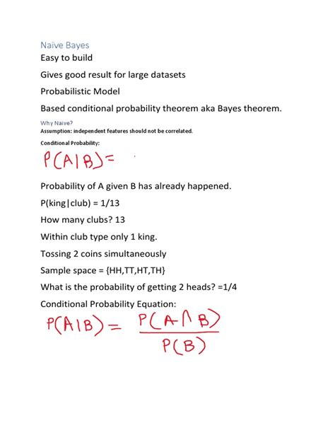 Naïve Bayes Pdf Statistical Analysis Teaching Mathematics