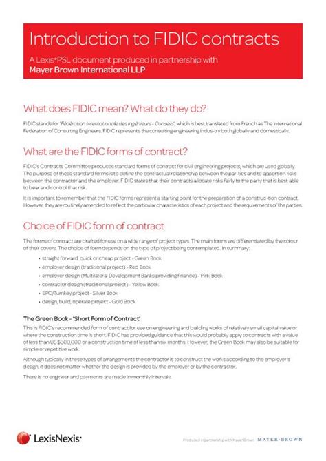 19 Fidic Contract Pdf Files Download Free Collection Files