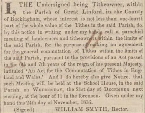 Religion In The Parish Great Linford History
