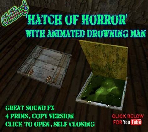 Second Life Marketplace Hatch Of Horror With Animated Drowning Man Spooky Scary Fx