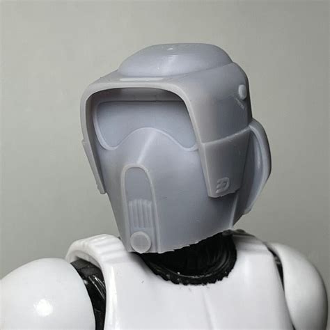 112 Clone Scout Trooper Black Series 3d Printed Helmet Customizer
