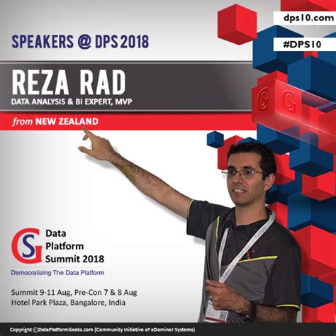 DPS 2018 Speaker Announcement Reza Rad Power BI Expert MVP From