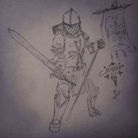 Crusader Sketch At Explore Collection Of Crusader