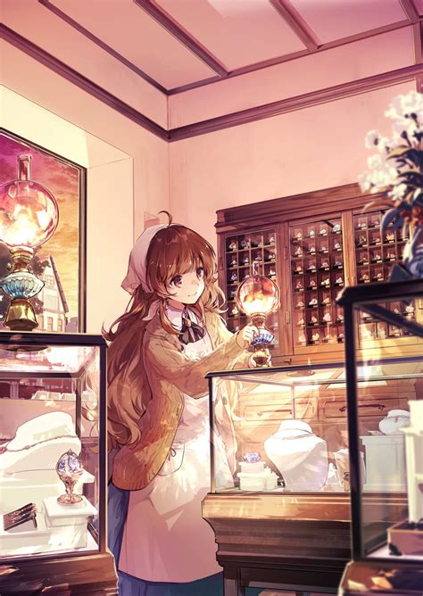 Kei K Tmr Housekihaki No Onnanoko Highres Tagme Ahoge Blurry