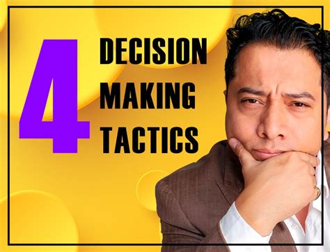 4 Strategies For Effective Decision Making