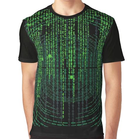 Matrix Code Graphic T Shirt By Dator Abstract Pattern Design Shirts Fashion