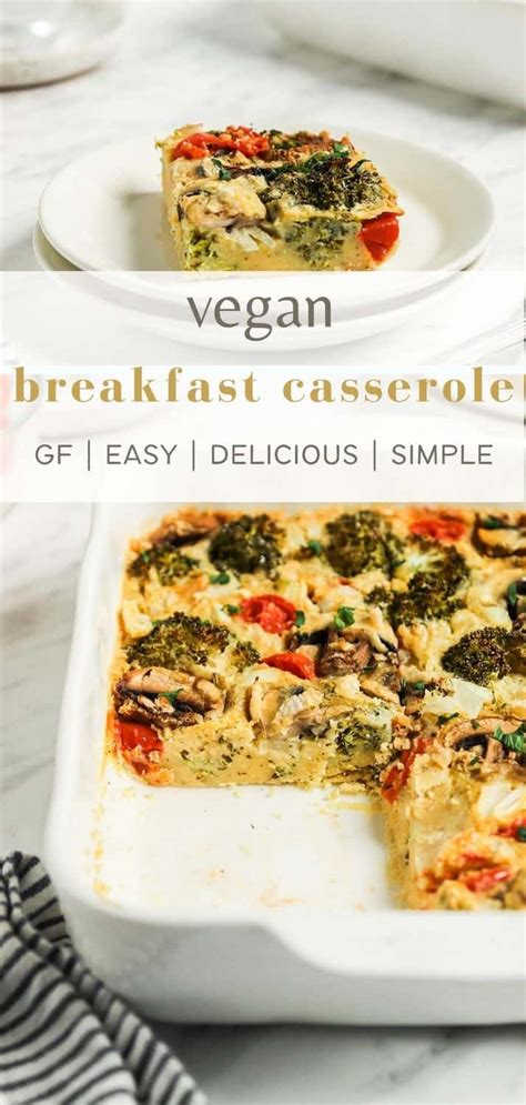 Vegan Breakfast Casserole Eggless My Darling Vegan