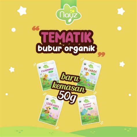 Jual Nayz Bubur Tim Organik Kemasan Tematik Mpasi Bayi Shopee Indonesia