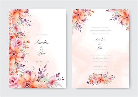 Premium Vector Orange Nude Orchid Rose Flower Flora Vector Wedding