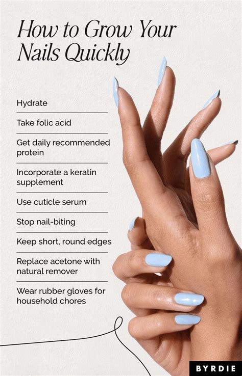 How To Grow Long Healthy Nails—and Fast