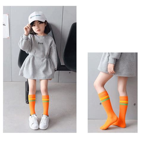 【楽天市場】3足組 ハイソックス キッズ 靴下 女の子 ソックス 子供靴下 男の子 ロング丈 ボーダーソックス ボーダータイツ ガールズ