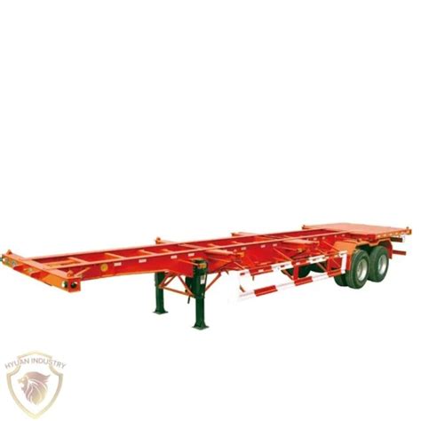 Flatbed Truck Trailer Flatbed Truck Trailers Skeleton Cargo 20ft