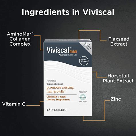 Viviscal Mens Hair Growth Supplements For Thicker Fuller Hair