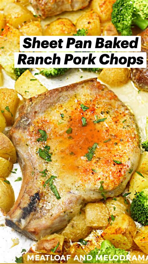 Sheet Pan Baked Ranch Pork Chops Artofit