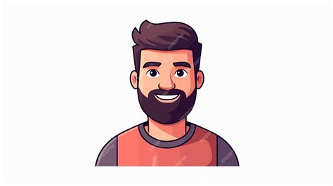 Modern Trendy Flat Style Isolated Person Icon On White Background Premium Ai Generated Vector